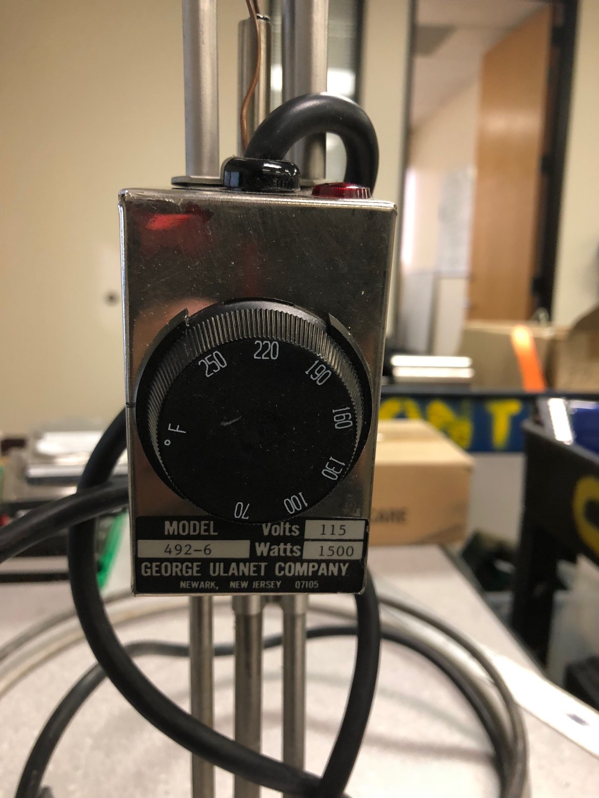 George Ulanet 492-6 Analog Heat-O-Matic Immersion Heater Controller | eBay