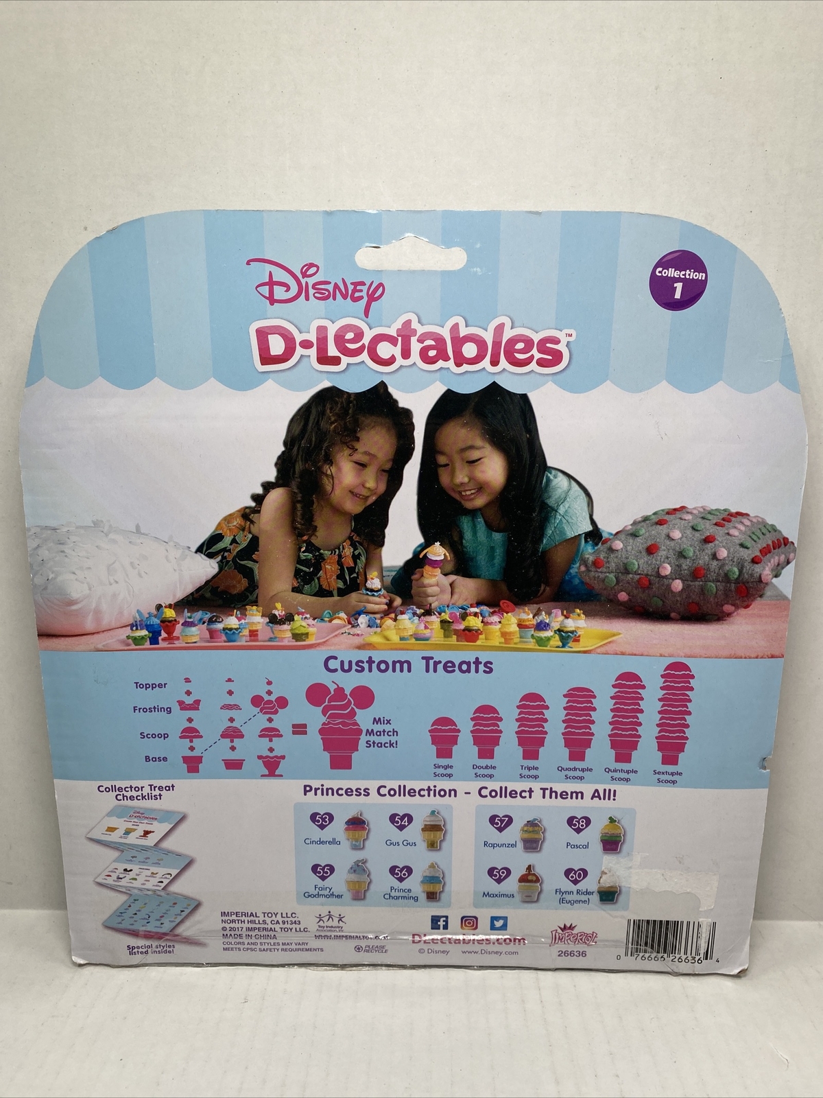 Disney D-lectables Cinderella Collection 1 Mix Match & Stack 4 Mystery ...