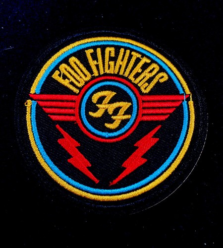 NEW Foo Fighters Embroidered Iron On Collection Patch + Free STICKERS ...