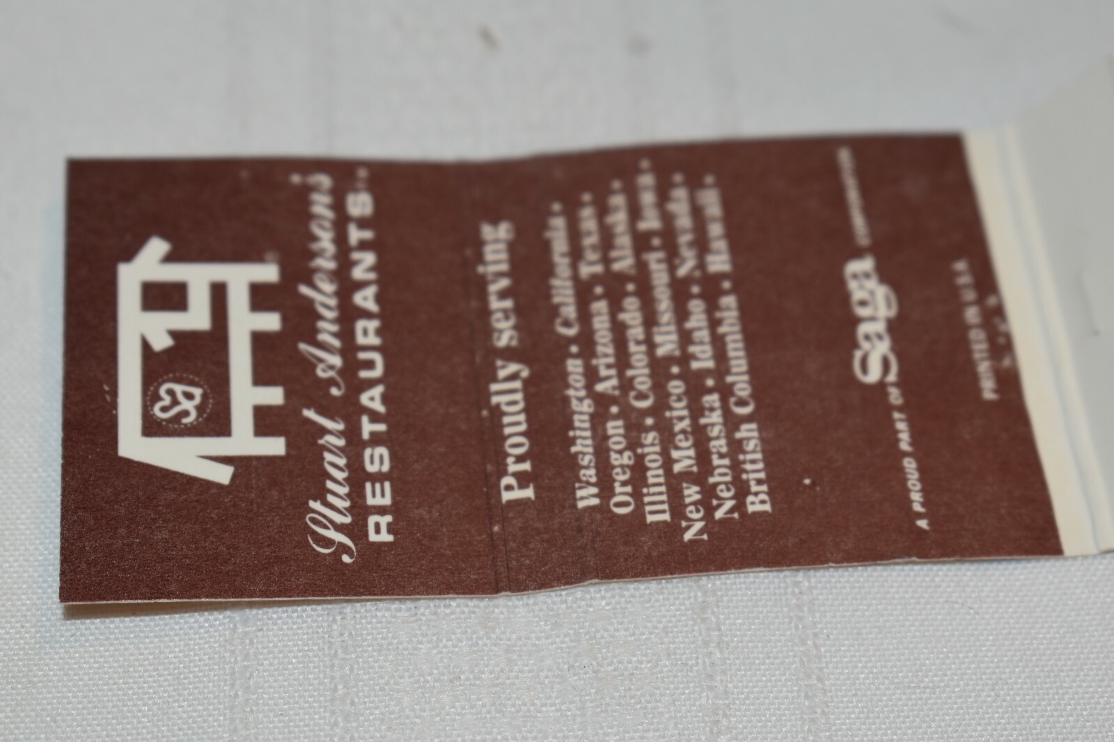 Stuart Anderson's Restaurants 30 Strike Matchbook Cover | eBay