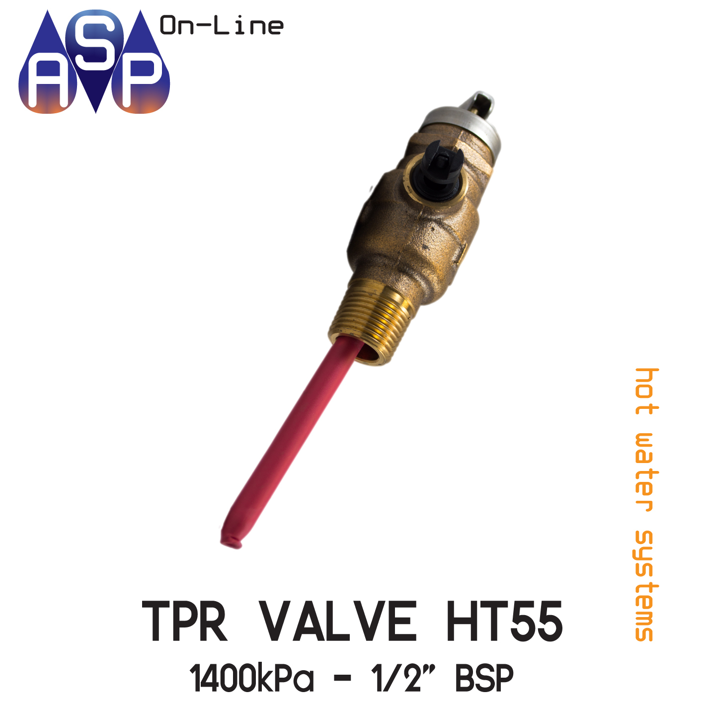 TPR VALVE HT55 - 1400KPA -1/2" BSP - SUITS ALL MAJOR BRANDS - ORIGINAL ...