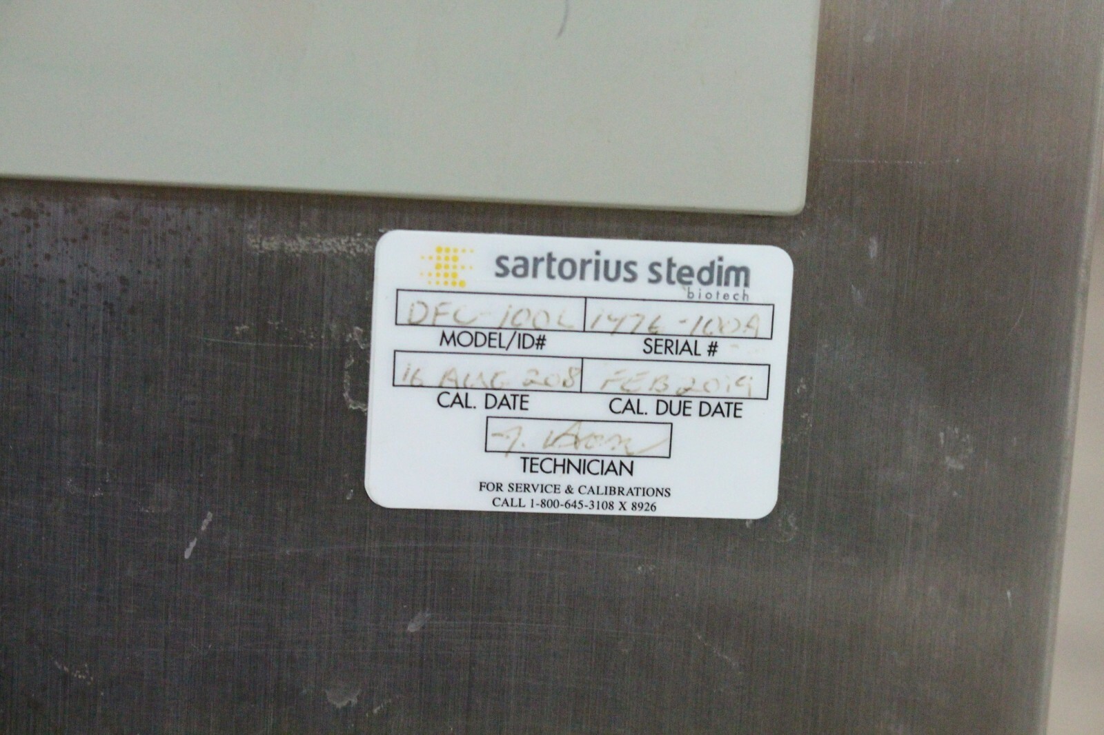 B. Braun Biotech Model DFC-100L 100 Liter Precision Stainless Tank ...