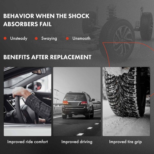 A-Premium Rear LH & RH Shock Absorber for BMW X1E84 2013 2014 2015 2.0L ...