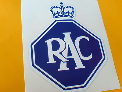 RAC Vintage Classic Retro Sticker Decal 1 off 100mm | eBay