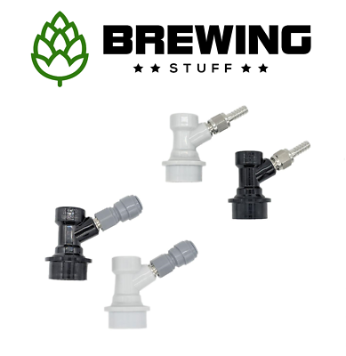 Corny Keg Disconnect 2 PCS + Duotight Push Fittings 3/8 5/16 Ball Lock ...