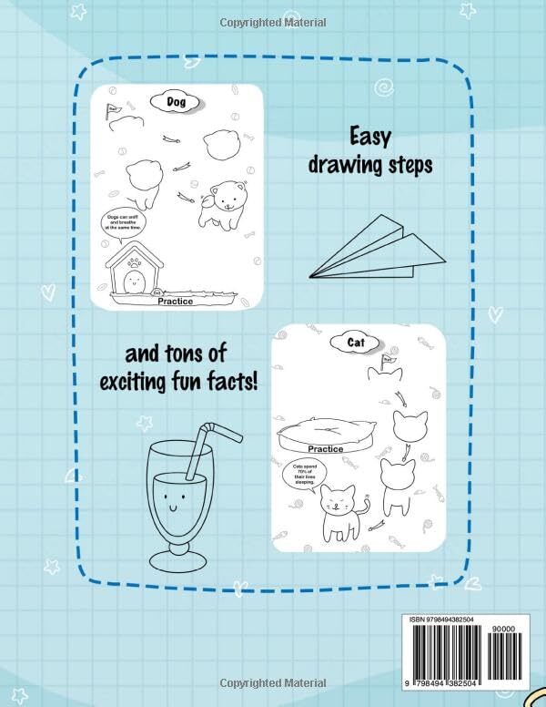 How To Draw 101 Things For Kids Simple And Easy Drawing Book With ...
