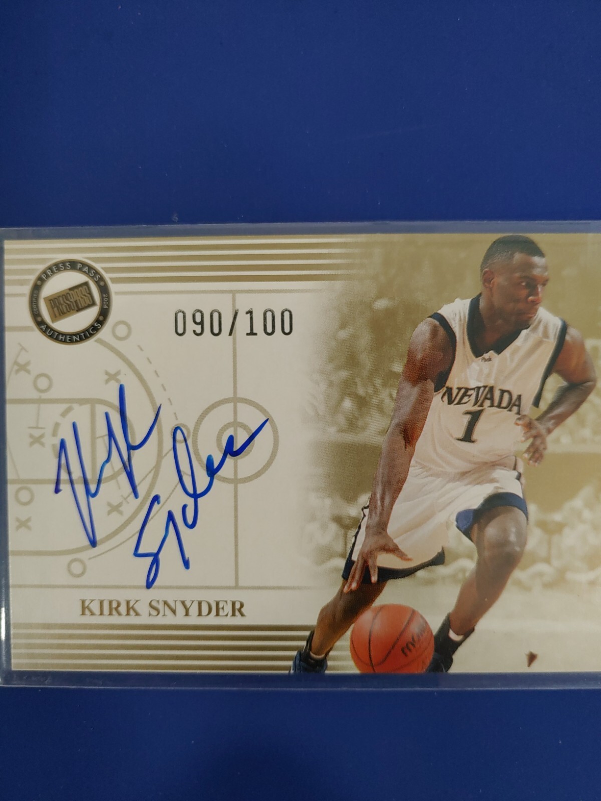 2004 Press Pass Gold Kirk Snyder Authentic autograph #90/100 Nevada | eBay