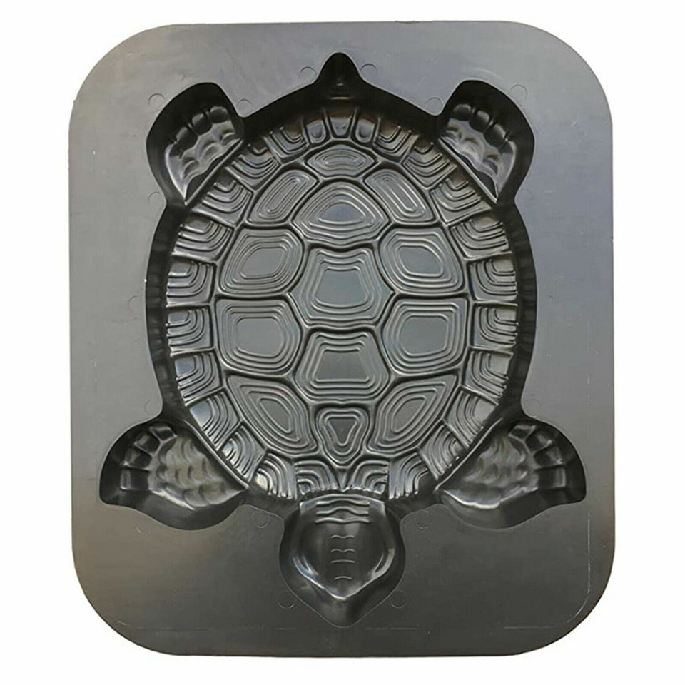 Turtle Concrete Plaster Mold Stepping Stone Cement Mould Garden ...