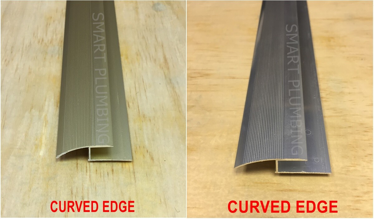 Wood, Carpet, Vinyl, Tile & Laminate Flooring Trim Edging Metal Gold ...