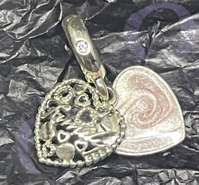 Love Makes A Family Authentic Pandora Sterling Silver Pendant Charm ...