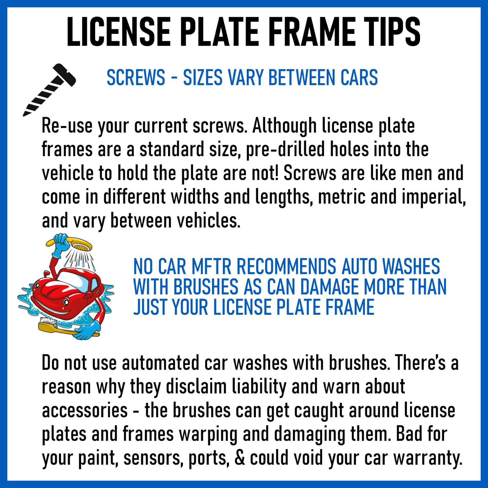 Yosemite License Plate Frame National Park License Plate Frame of ...