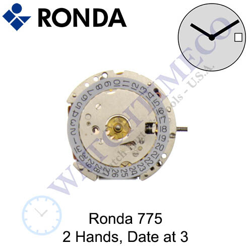 Genuine Ronda 775 Watch Movement Swiss Parts (Multiple Variations) | eBay