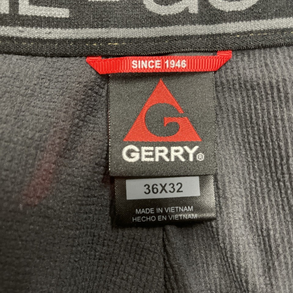Gerry Mens 36x32 Tan Stretch Explore The Possibilities Straight Hiking ...