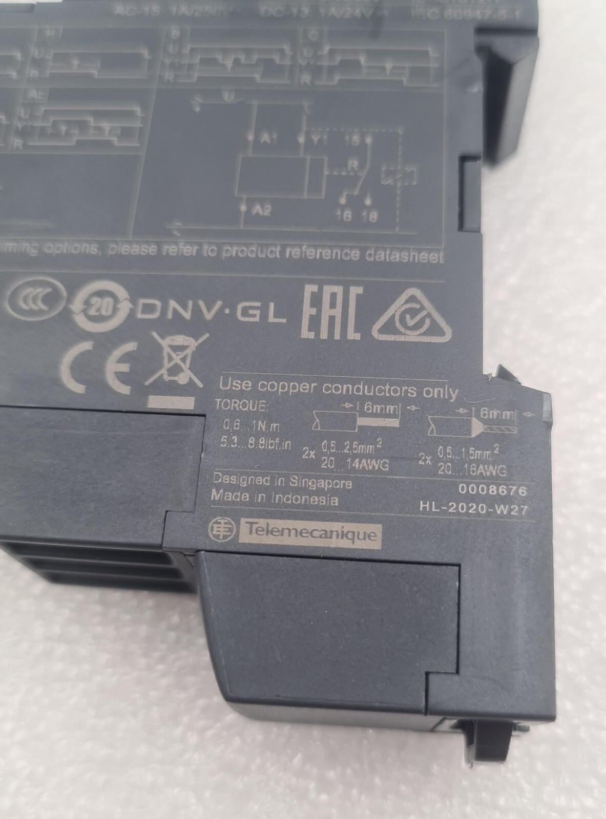 [LOT OF 3] Schneider Telemecanique RE17RMMW Multifonctions Timer Relay ...