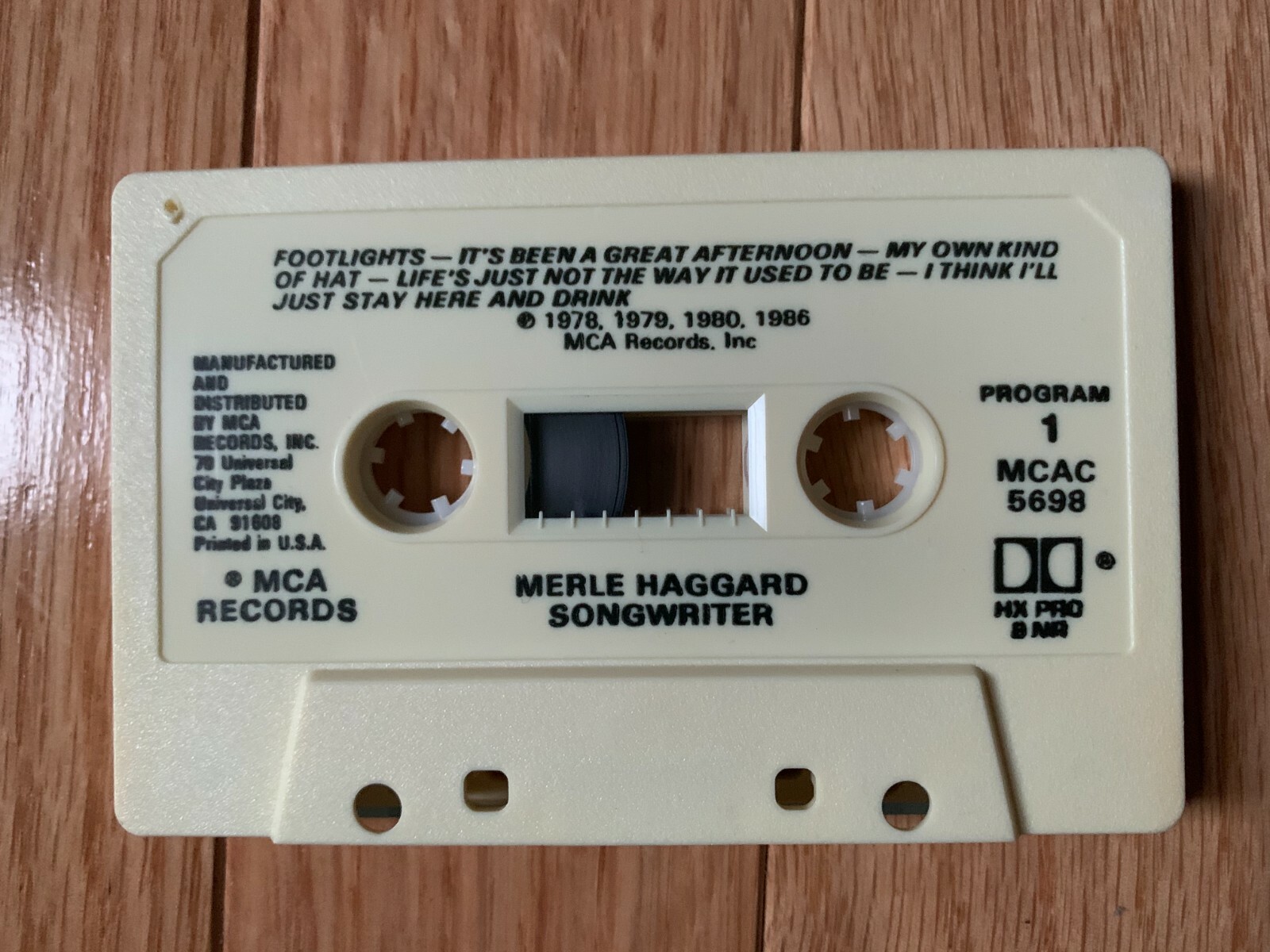 Merle Haggard - Songwriter - Cassette Tape - PLAY TESTED | eBay