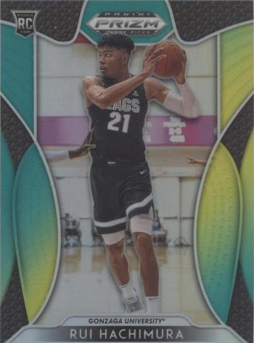 2019-20 Panini Prizm Draft Picks - Rui Hachimura #73 Green & Yellow ...