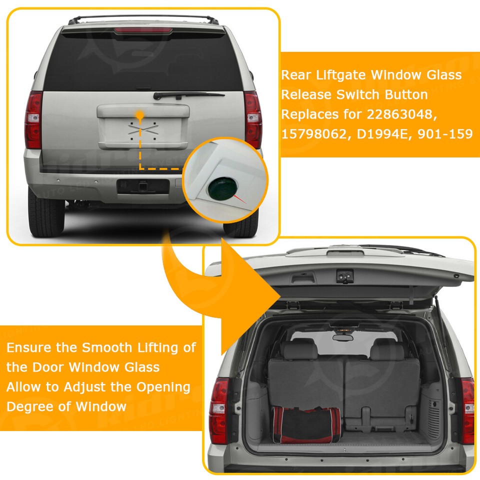 Car Rear Hatch Button Back Liftgate Window Glass Release Switch For ...