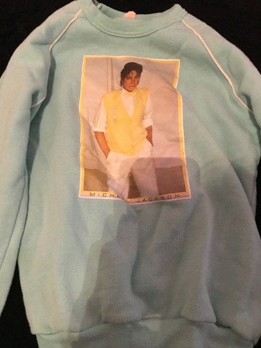 Vintage Michael Jackson sweater kid size RARE blue | eBay