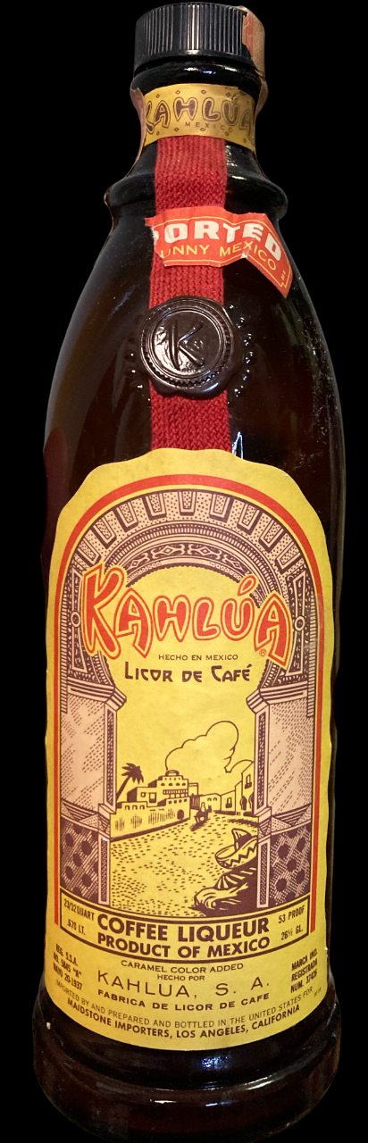 Vintage Kahlua Coffee Liqueur Bottle .670L | eBay