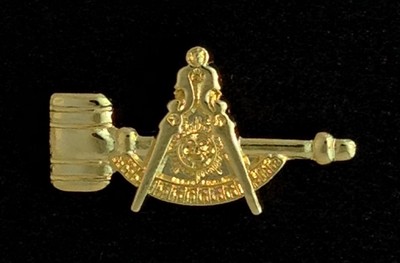 Masonic Past Master With Gavel Lapel Pin (PMG-1) | eBay