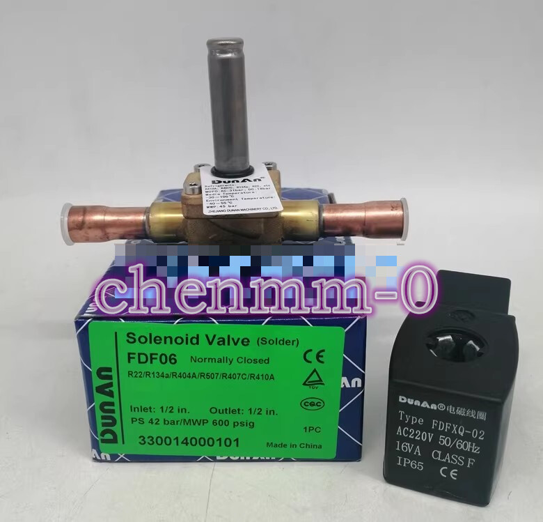 1PCS New DunAn solenoid valve FDF10A-1002 Port 16mm (with coil ...