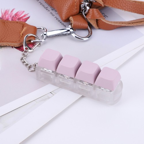 AU Keyboard Key Button Keycap Fidget Keychain Decompression (Purple) | eBay