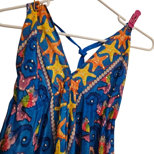 Touch Express V neck Deep V back Women's Vacation Beach Maxi Dress One ...