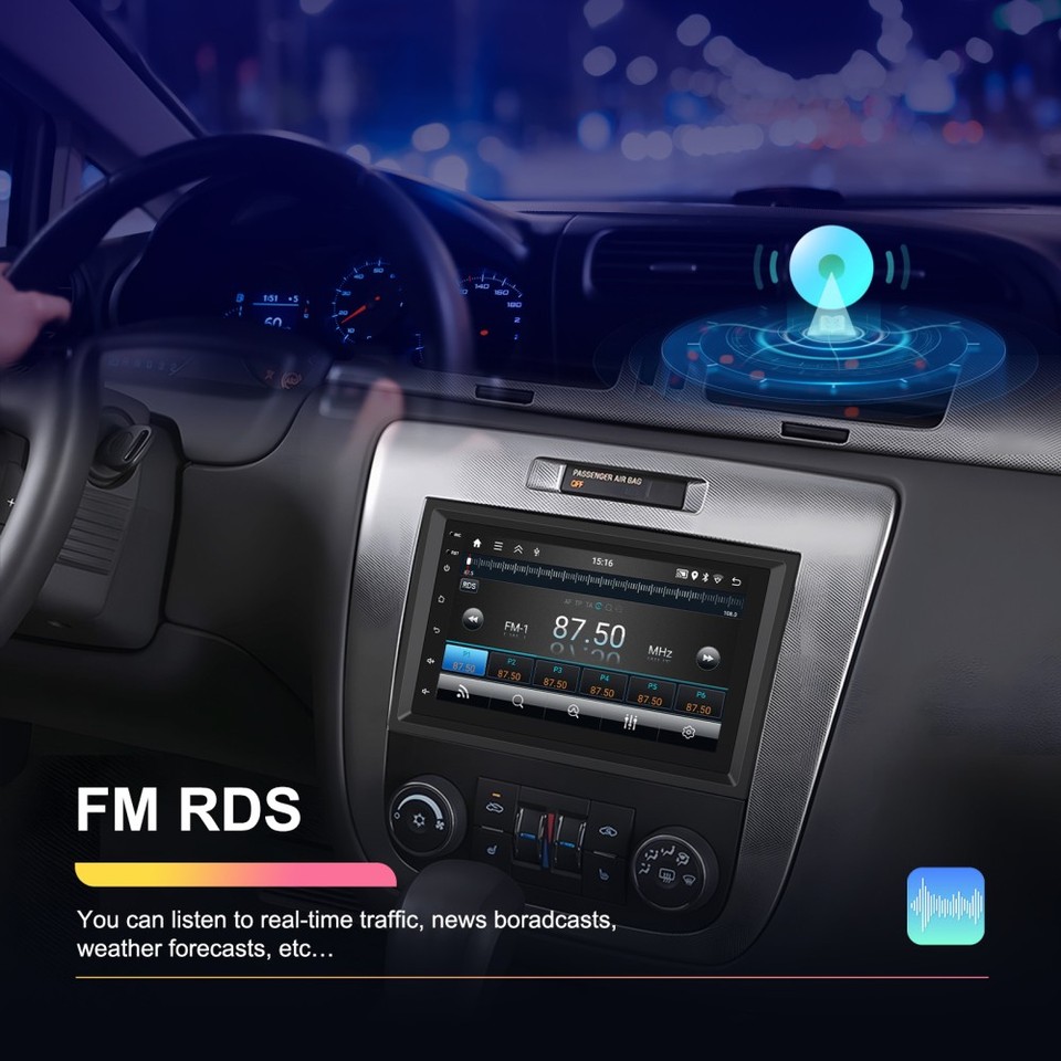2+64GB For 2008-2024 GMC Savana Android 15 Carplay Car Stereo Radio GPS ...
