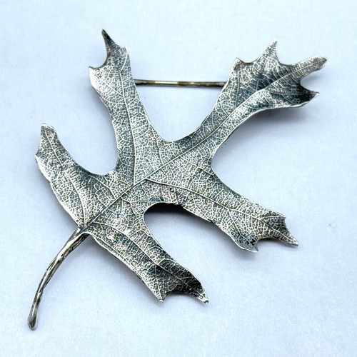 Vintage James Avery Oak Leaf Sterling Silver Brooch Pin | eBay