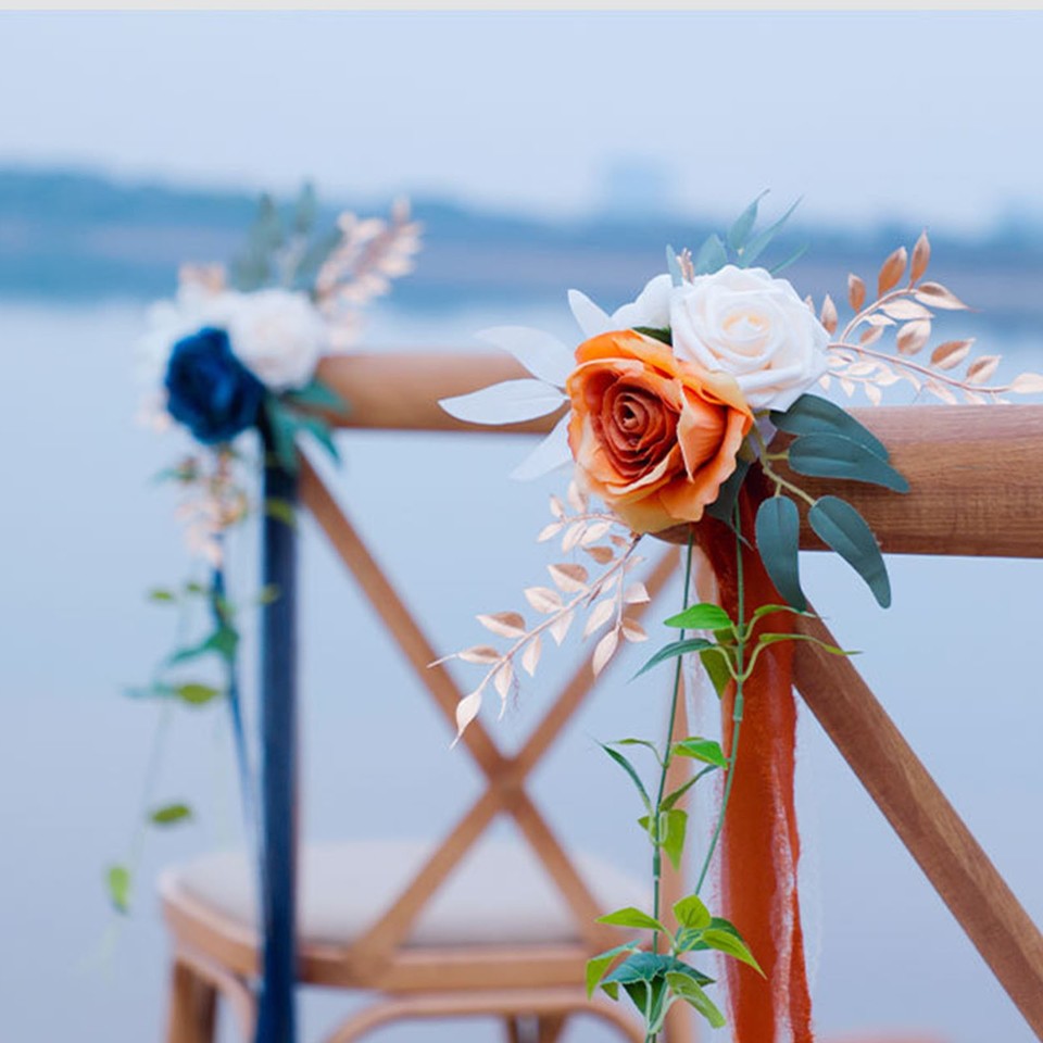 (17073Pink And White) Natural Light Luxury Style Wedding Outdoor Venue ...