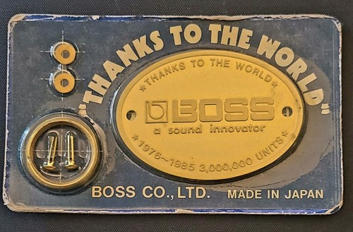 Vintage Boss Series Guitar Amp Effects Pedals Original Brass 1985 ...