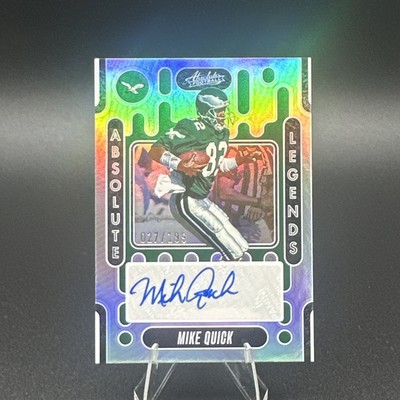 2024 Panini Absolute Mike Quick /199 AUTO ABSOLUTE LEGENDS #ALS-MQK ...
