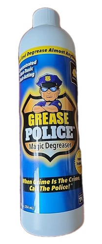 Lor Of 7 Bottles GREASE POLICE Degreaser BulbHead Concentrated Cleaner ...