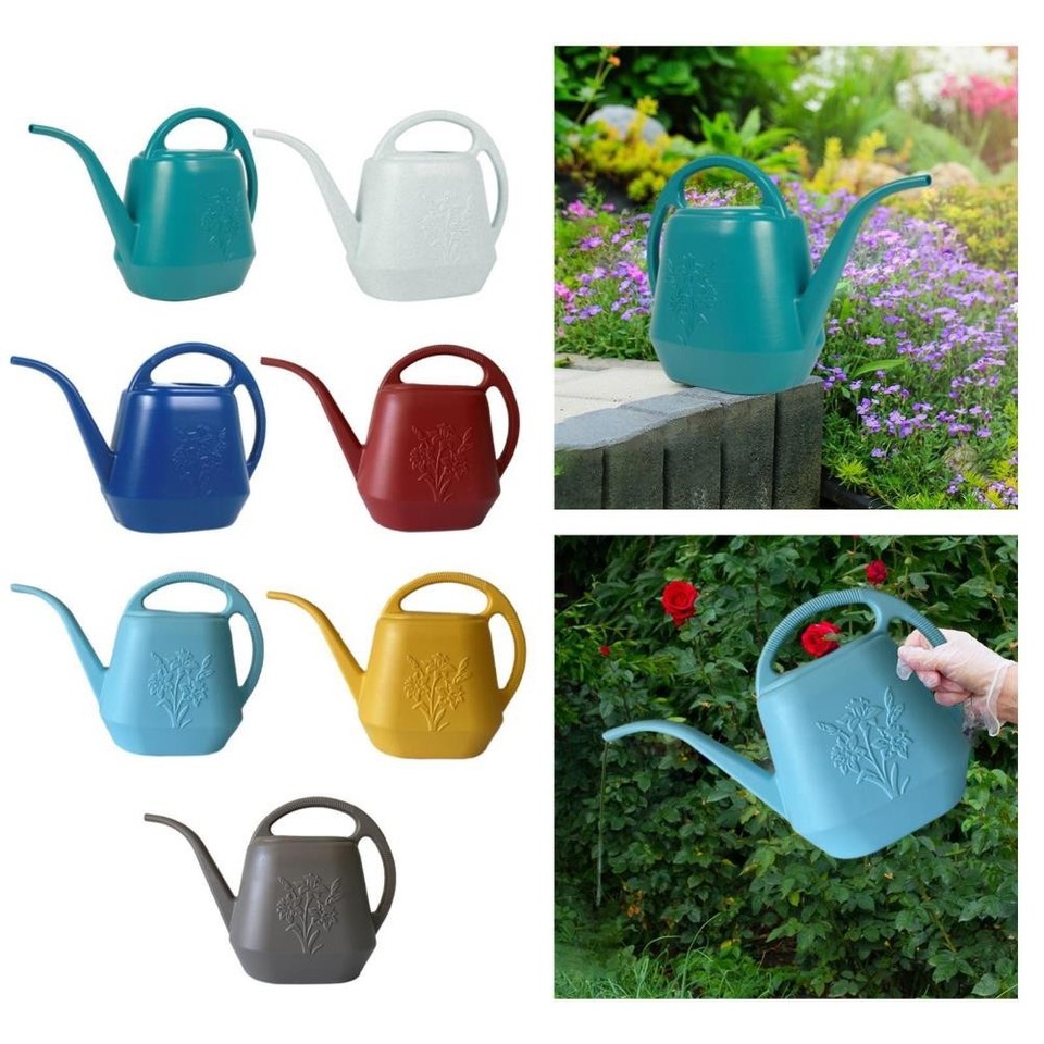 Garden Watering Can with Long Spout Watering Pot for Backyard Farmhouse ...