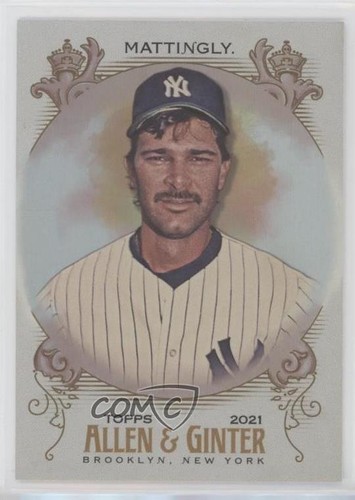 2021 Topps Allen & Ginter's Hot Box Silver Portrait Don Mattingly #197 ...