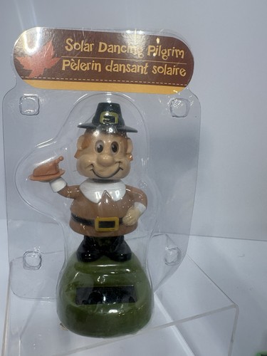 Solar Powered Dancing Toy Bobble Head Dancing Pilgrim; NOS | eBay