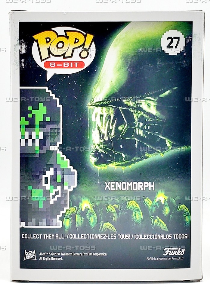 Funko POP 8-Bit Alien Blood Splattered Version 27 Vinyl Figure | eBay UK