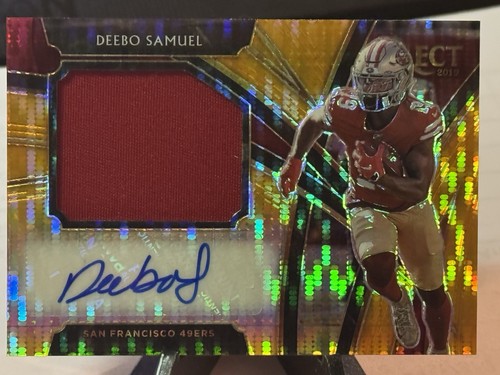 2019 Panini Select - Jumbo Rookie Signature Swatches #JM-DS Deebo ...