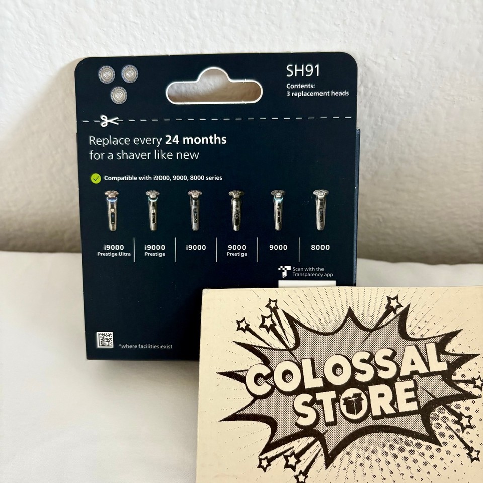 Philips Norelco Shaving Heads for Shaver Series 9000, SH91/52 3 ...