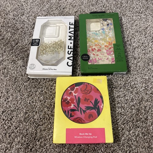 Kate Spade Case Mate For iPhone 14 Pro Max Wireless Charge Pad Lot | eBay