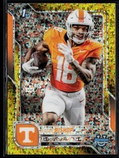 2025 Bowman University Chrome - DeSean Bishop #67 Green Mini-Diamond ...