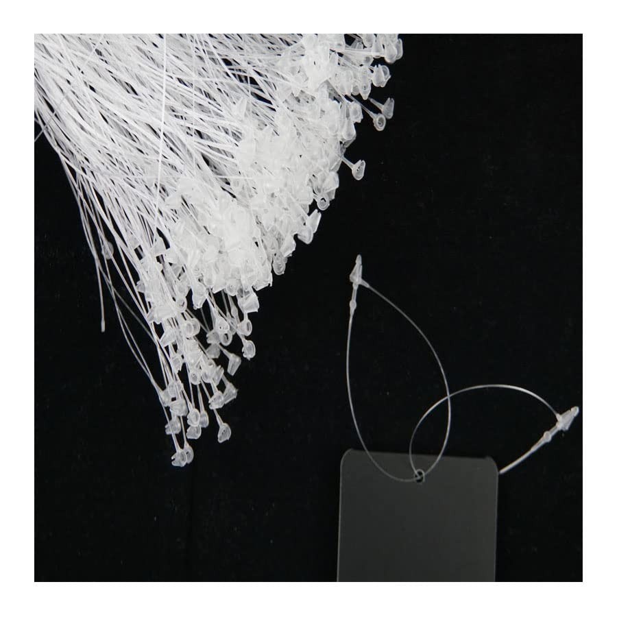 3000PCS 7" Plastic Fastener Hang Tag Snap Lock Pins - Security Loop ...
