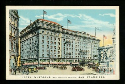 California, CA postcard Hotel Whitcomb San Francisco Civic Center | eBay