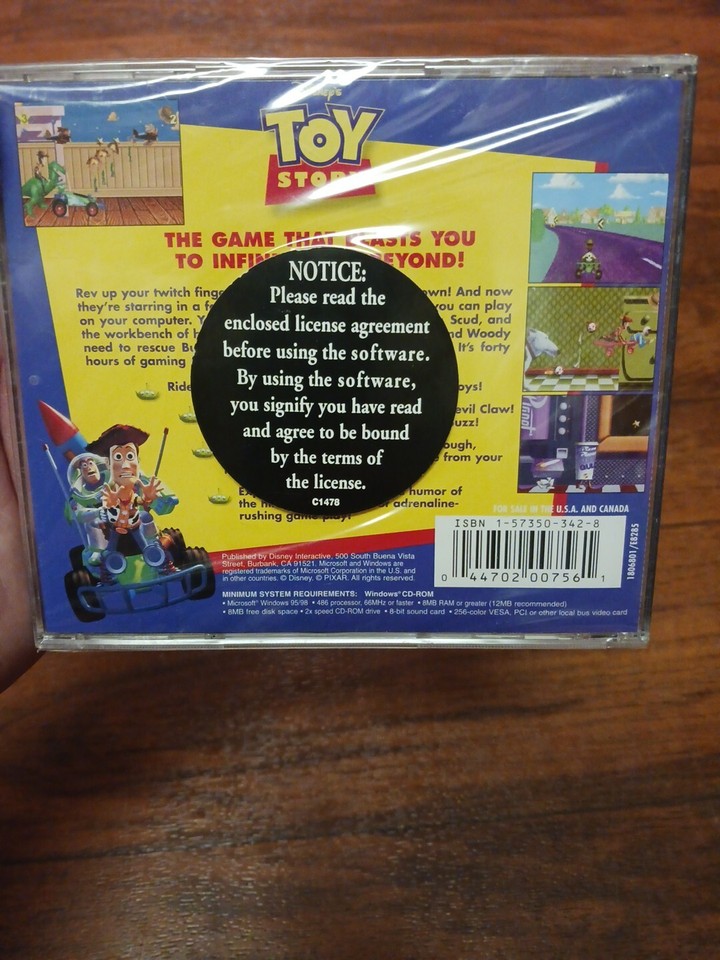 Disney's Toy Story: Power Play (PC, 2001) Brand New PC CD-ROM ...
