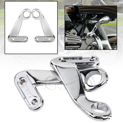 Chrome Fairing Support Bracket For Harley Road Glide 10-13 Ultra FLTRU ...