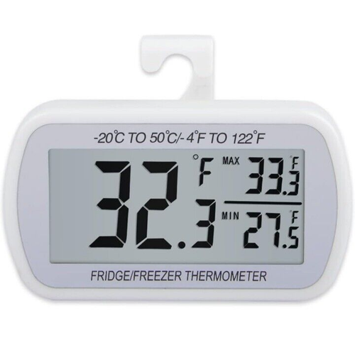 Waterproof Digital Refrigerator Thermometer Large LCD, Freezer Room ...