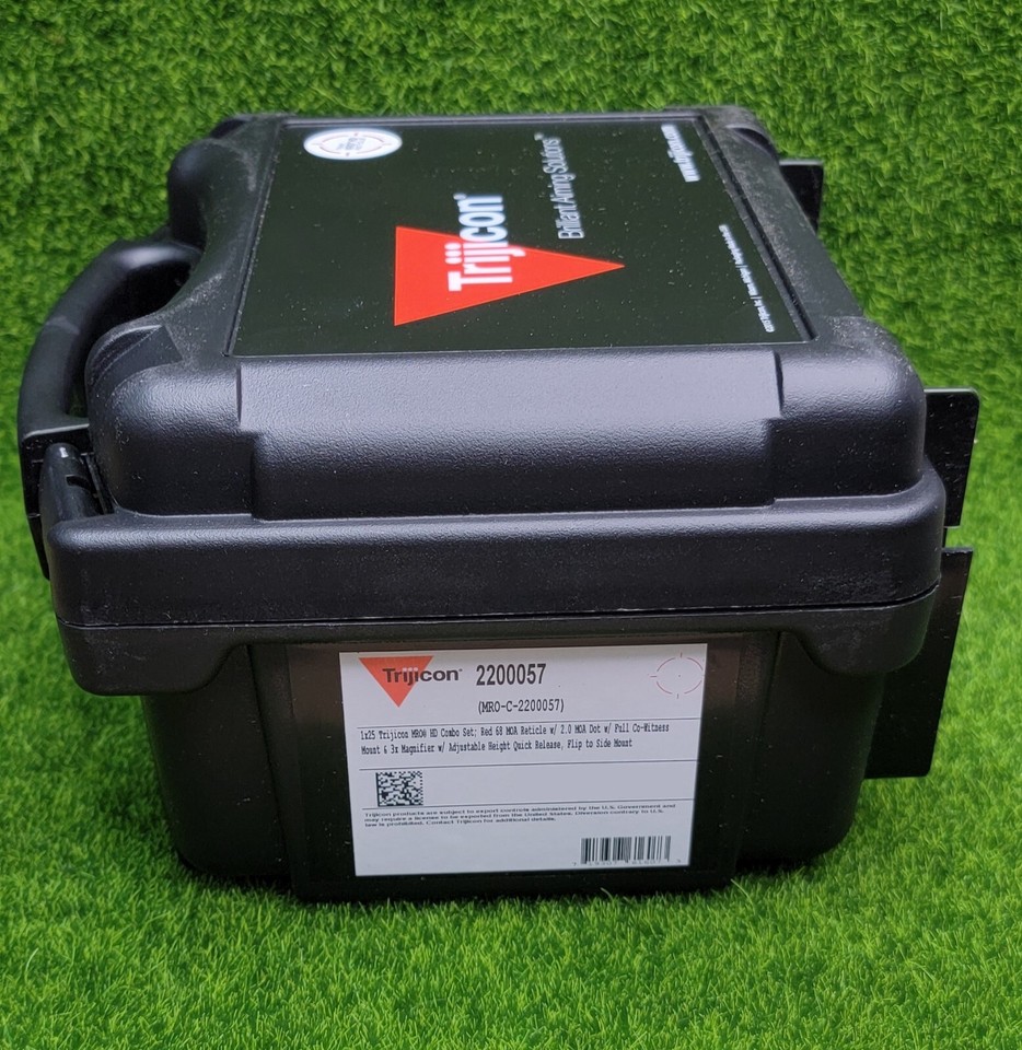 Trijicon 1x25 MRO HD Reflex w/ Full CoWitness Mount & 3x Magnifier MRO ...