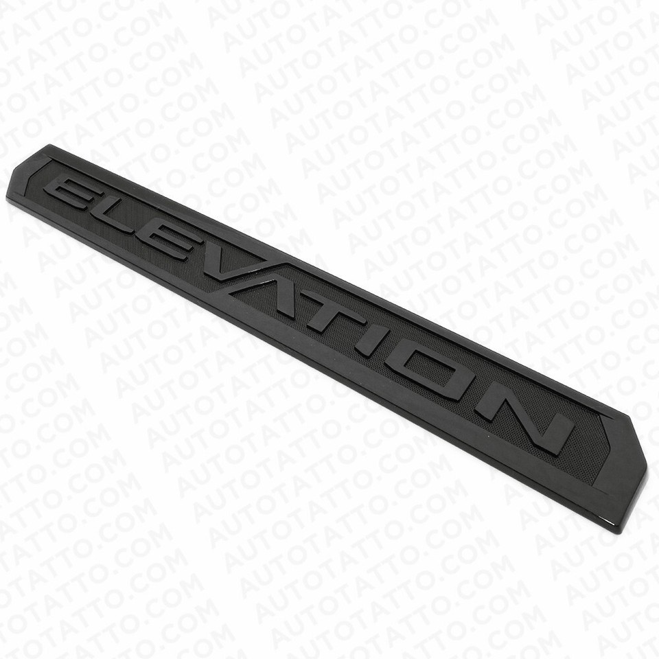 3pcs 19-23 GMC Sierra Elevation Front Door Tailgate Nameplate Emblem ...