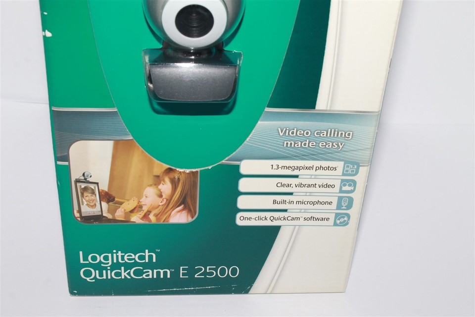 logitech QuickCam E2500 Brand New 2008 Webcam Built In Microphone | eBay