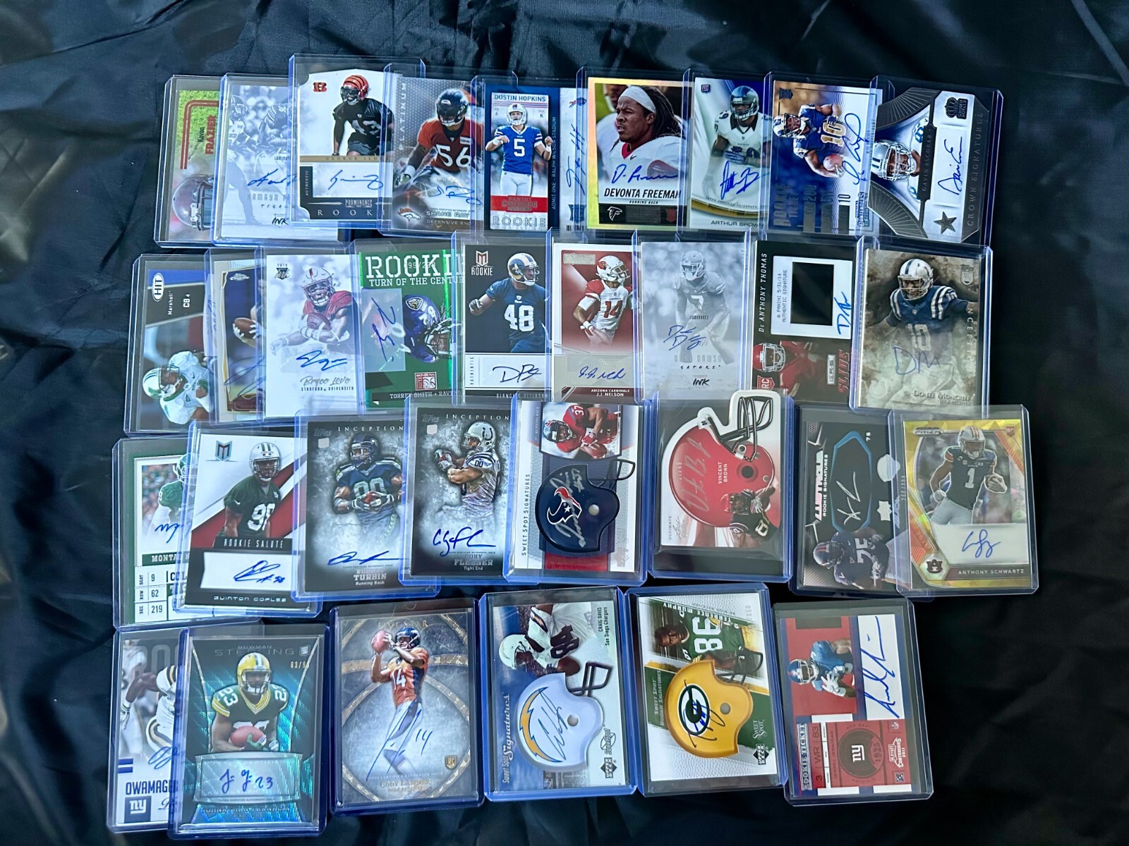 Football Cards Hot Pack Repack Auto Relic Lot 10/200 - Used